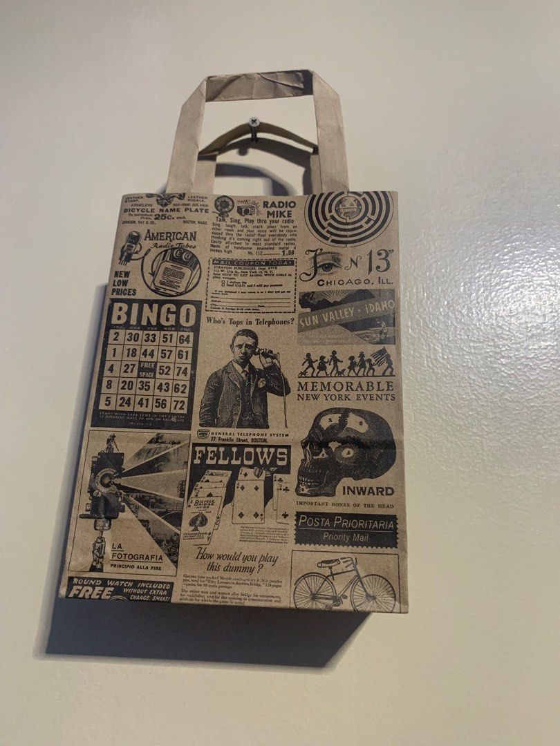 Typo Paper Bag, Everything Else on Carousell