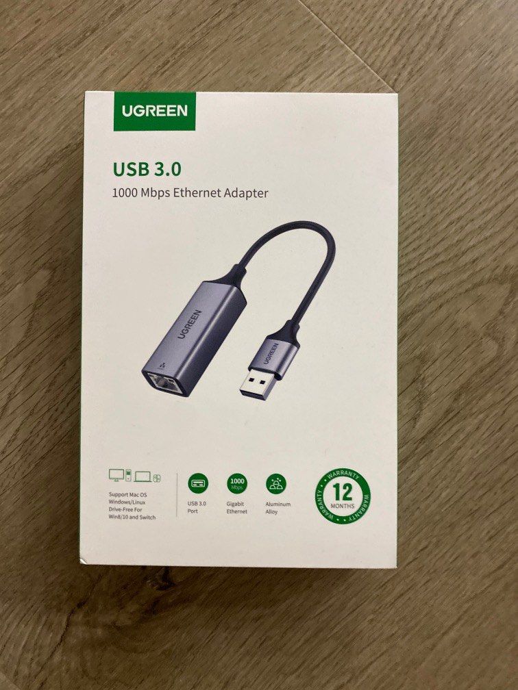 Ugreen ethernet usb adaptor, Computers & Tech, Parts & Accessories ...