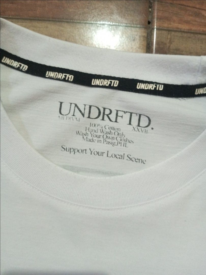 UNDRAFTED white shirt, Men's Fashion, Tops & Sets, Tshirts & Polo ...