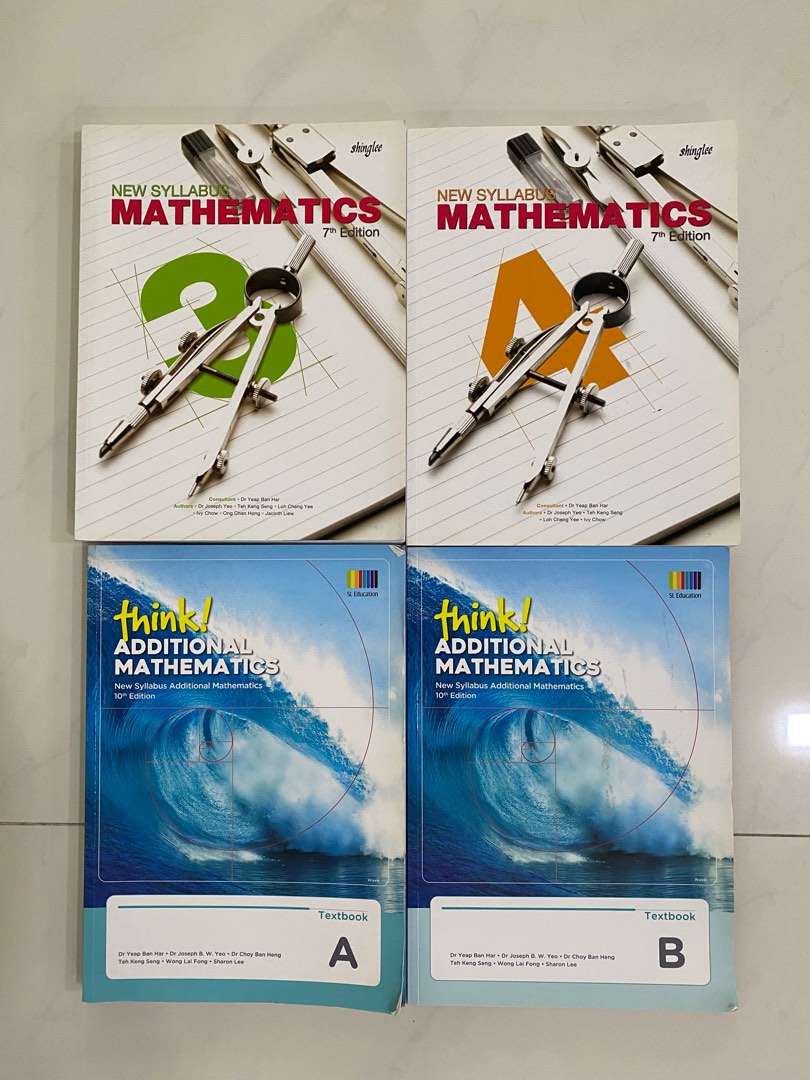 upper sec amath emath textbooks, Hobbies & Toys, Books & Magazines ...