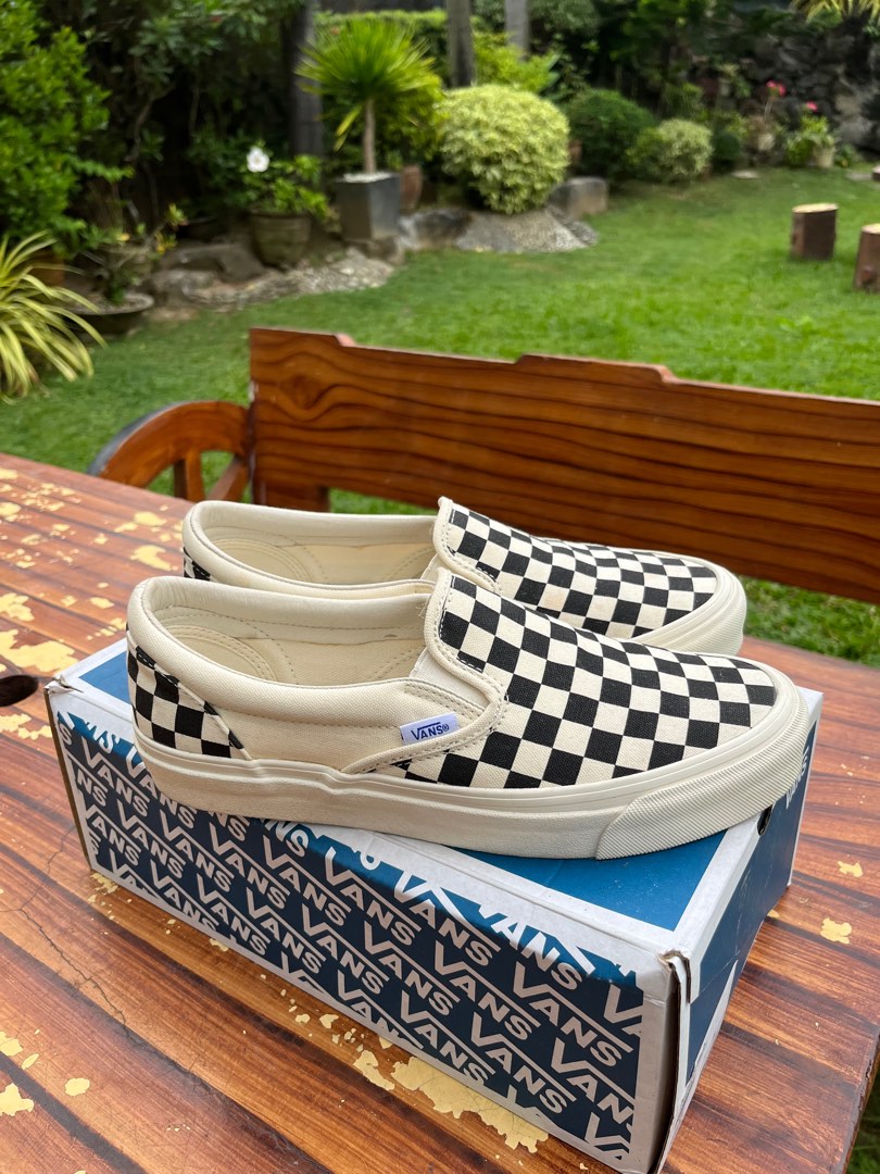 Vault Slip On Checkerboard V1, Men's Fashion, Footwear, Sneakers on ...