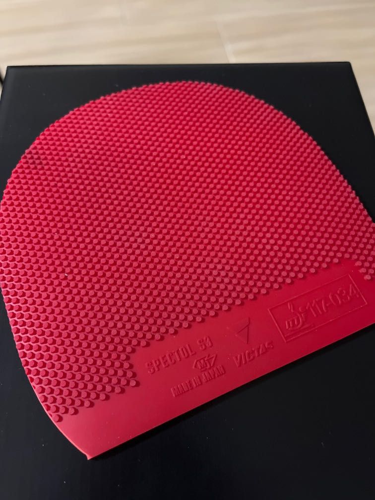 Victas Spectol S3 二手乒乓球生膠 Max 厚度table tennis short pips rubber, 運動產品, 運動與體育, 運動與體育 - 球拍和球類運動 ...
