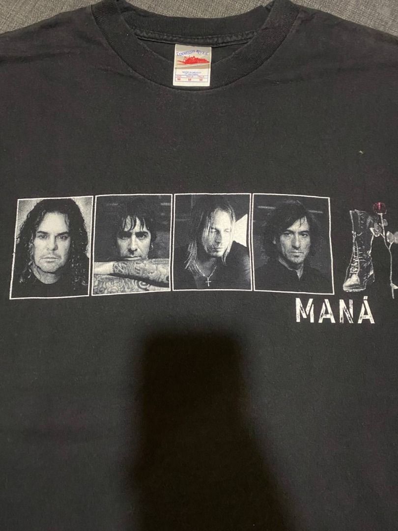 Vintage 2000's Mexico Band Mana, Men's Fashion, Tops & Sets, Tshirts ...