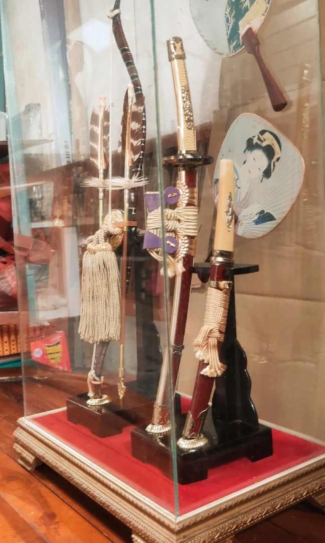 Vintage Chidori Japanese Bow & Katana Decorative set sale !!, Hobbies ...