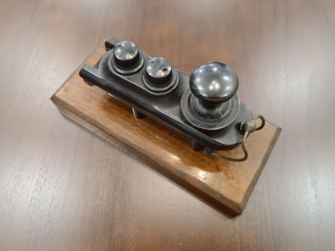 Vintage Morse Code Sender Key Bathtub Telegraph RAF7741 England WWII ...
