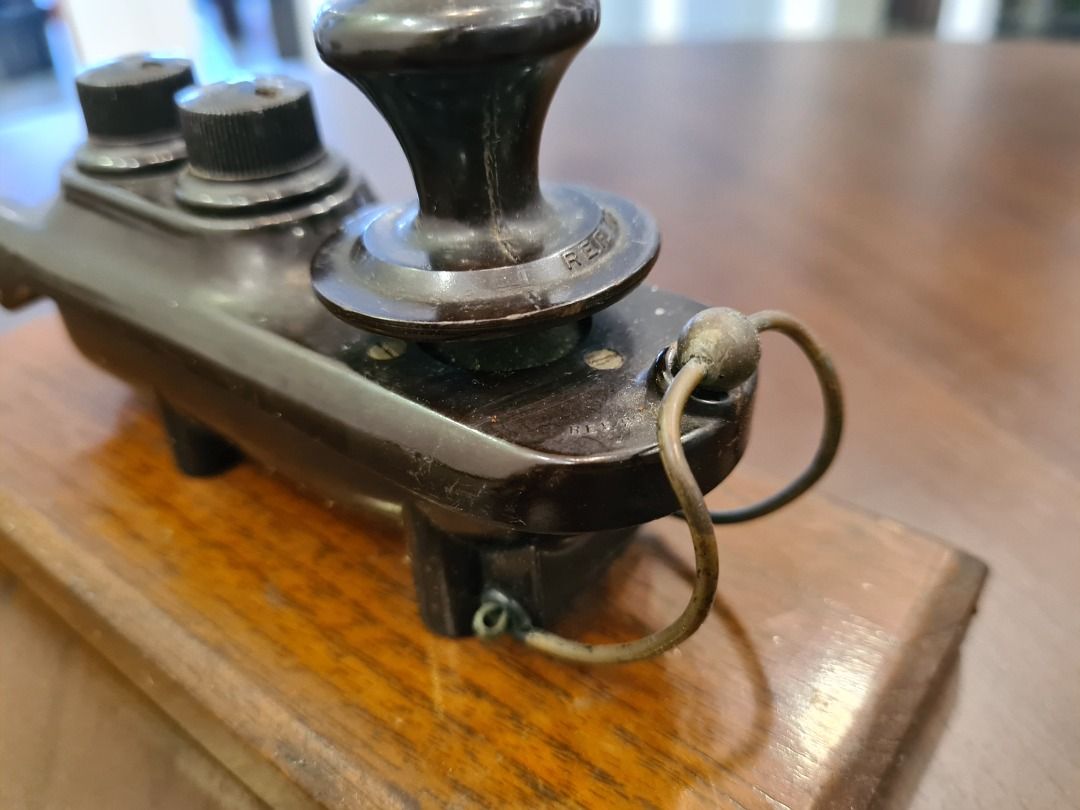 Vintage Morse Code Sender Key Bathtub Telegraph RAF7741 England WWII ...