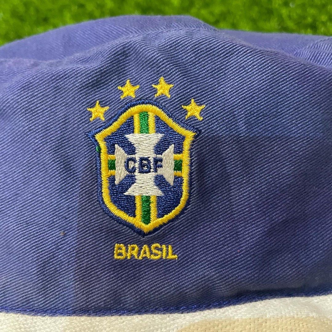 Vintage Nike Brazilian Football Confederation Embroidered Logo ...