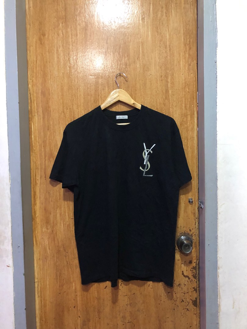 VINTAGE YSL TRICOLOR LOGO, Men's Fashion, Tops & Sets, Tshirts & Polo ...