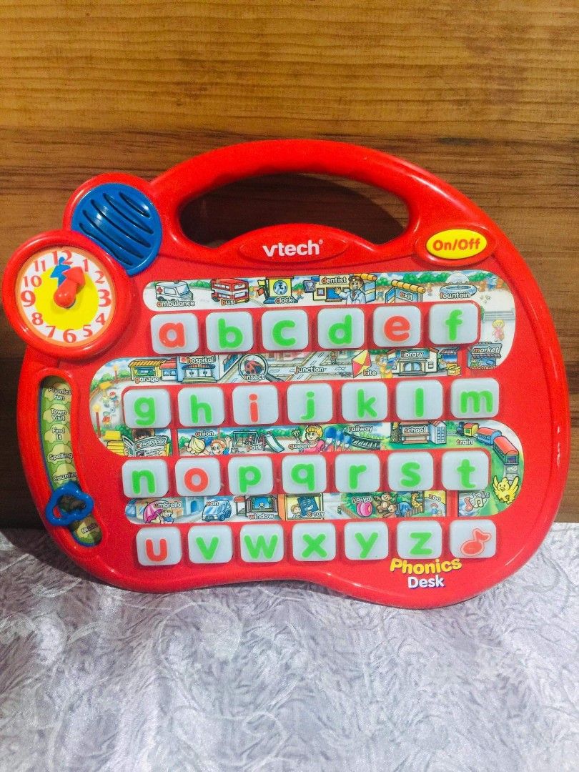 VTECH Phonics Desk, Hobbies & Toys, Toys & Games on Carousell