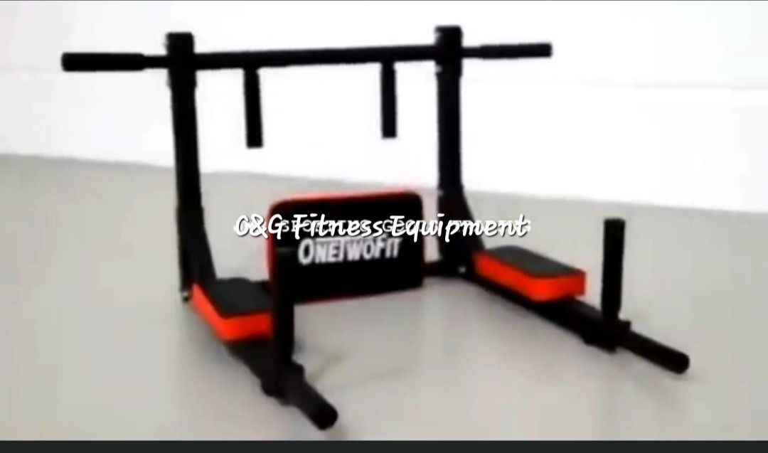 Wall mounted pull up bar Multi-functional, Sports Equipment, Exercise ...