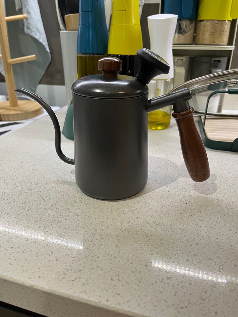 Water heating pot stainless still Matt grey for filter coffee with ...