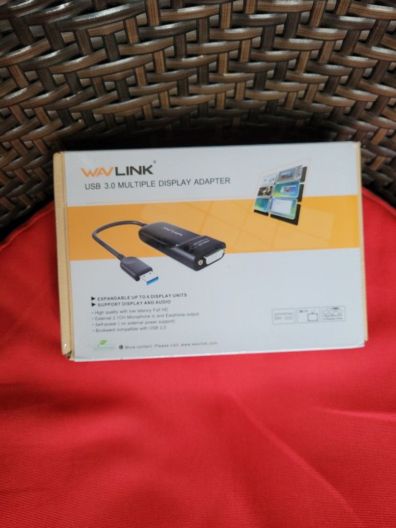 Wavlink Usb 3 0 Multiple Display Adapter Everything Else On Carousell