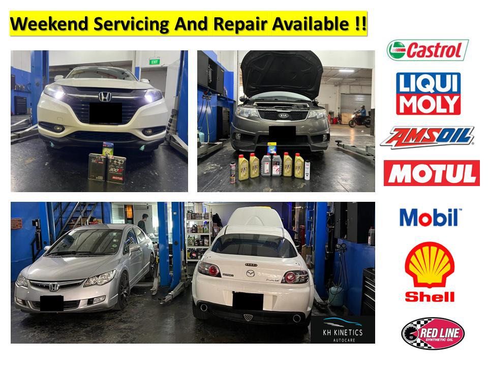 Weekend and night Car servicing Available ( Engine Oil, Brake pad ...