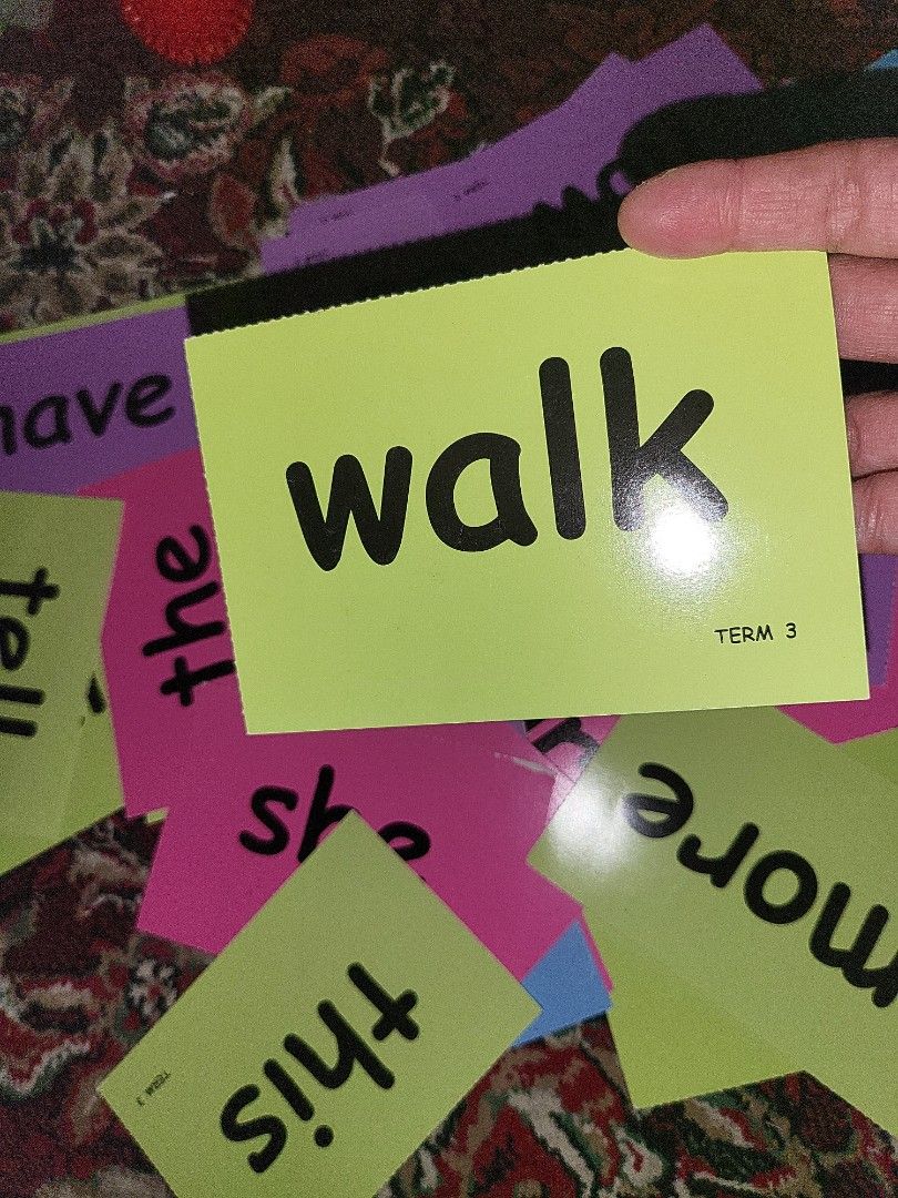 Word flashcard, Hobbies & Toys, Books & Magazines, Children's Books on ...