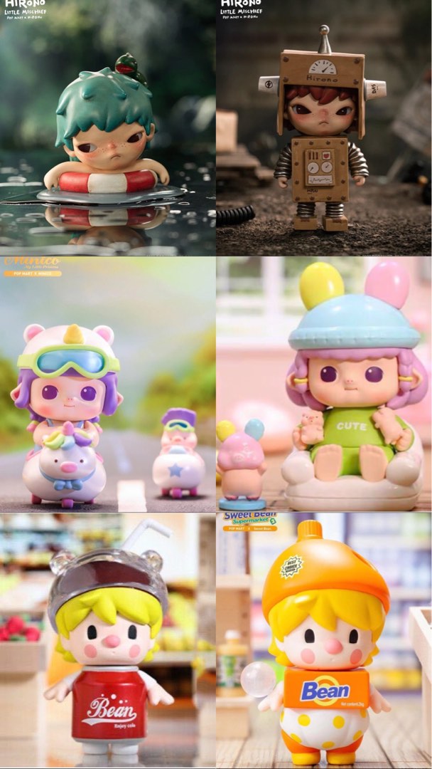 WTT/WTS POPMART FIGURES (HIRONO/MINICO/SWEETBEAN/SKULLPANDA/MIMI/LABUBU ...