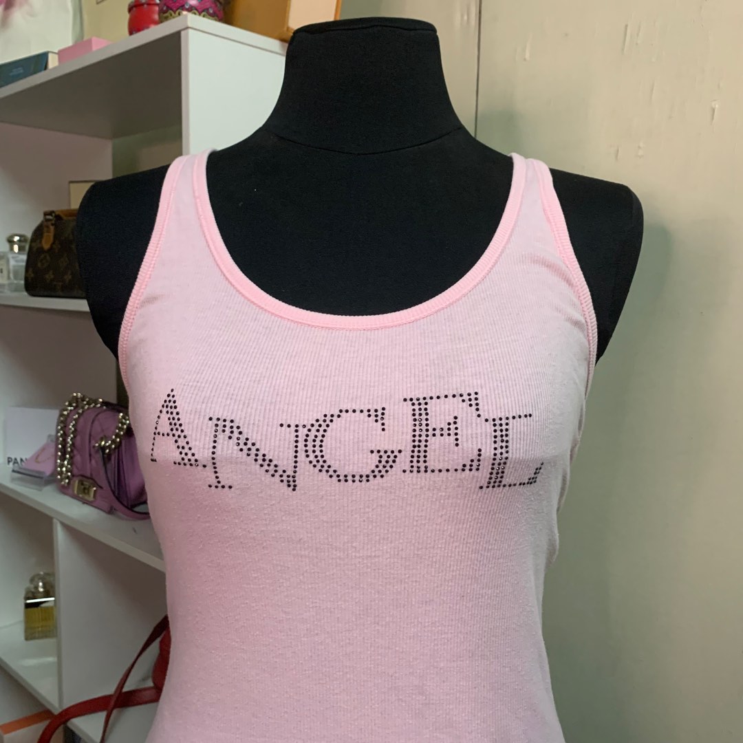 y2k Victoria Secret Angel Tank Top, Women's Fashion, Tops, Sleeveless ...
