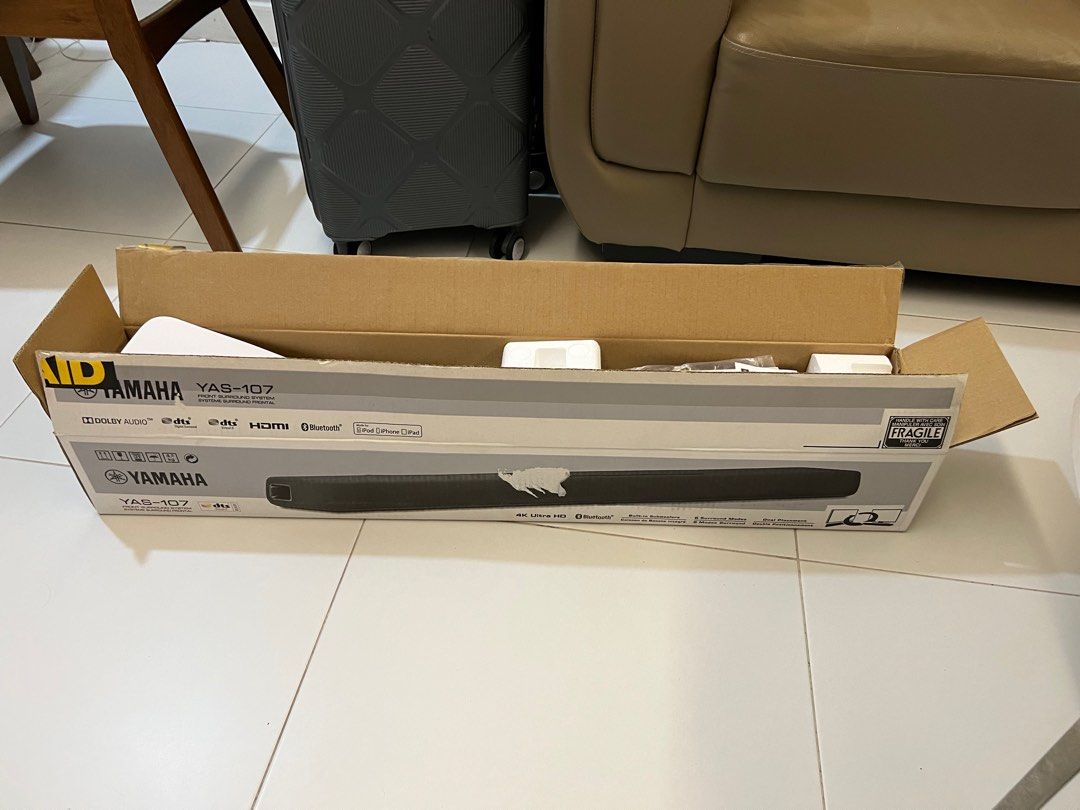 Yamaha Soundbar YAS-107, Audio, Soundbars, Speakers & Amplifiers on Carousell