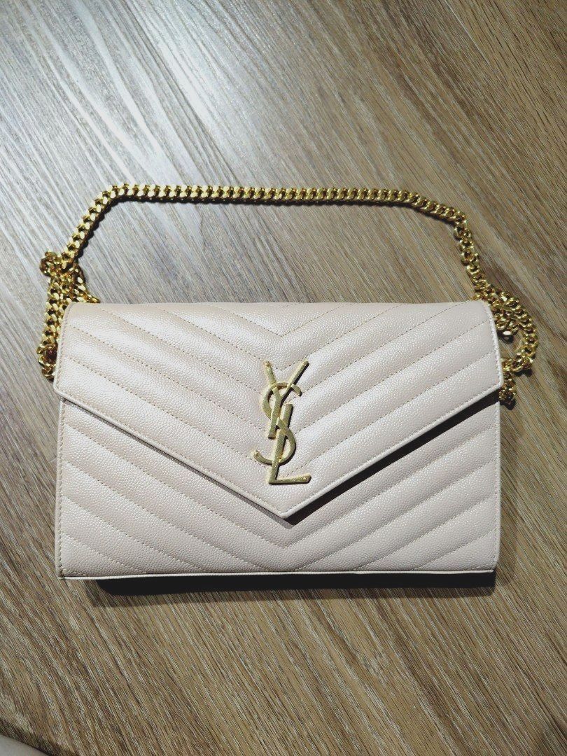 YSL WOC large dark beige gold hardware 2021 new colour, Women's Fashion ...