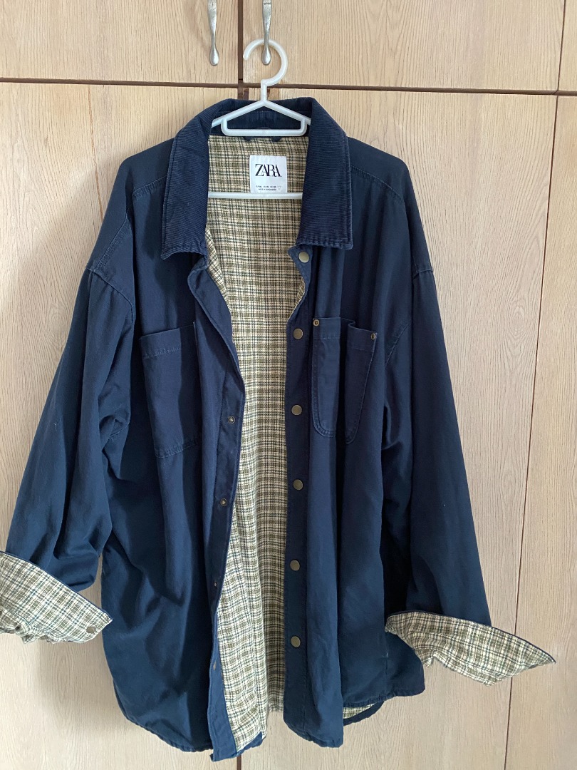 Zara Outer jacket (oversize look), Men's Fashion, Coats, Jackets and ...