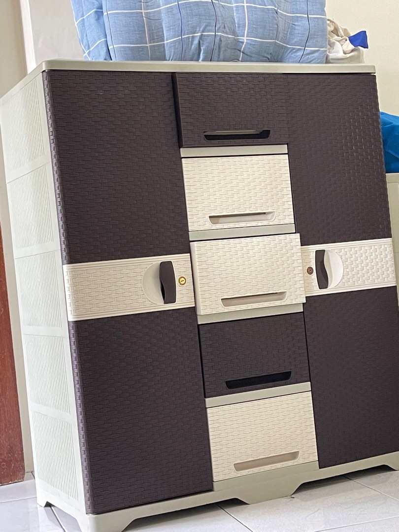 Zooey Super Rattan Dual Cabinet, Furniture & Home Living, Furniture ...