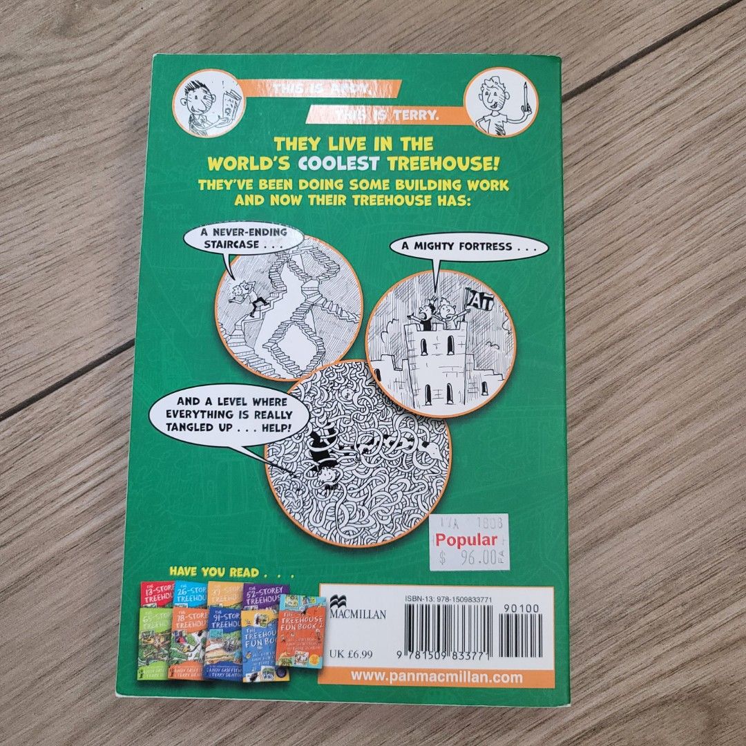 104 storey tree house fun book 2, 興趣及遊戲, 書本 & 文具, 小說 & 故事書 - Carousell