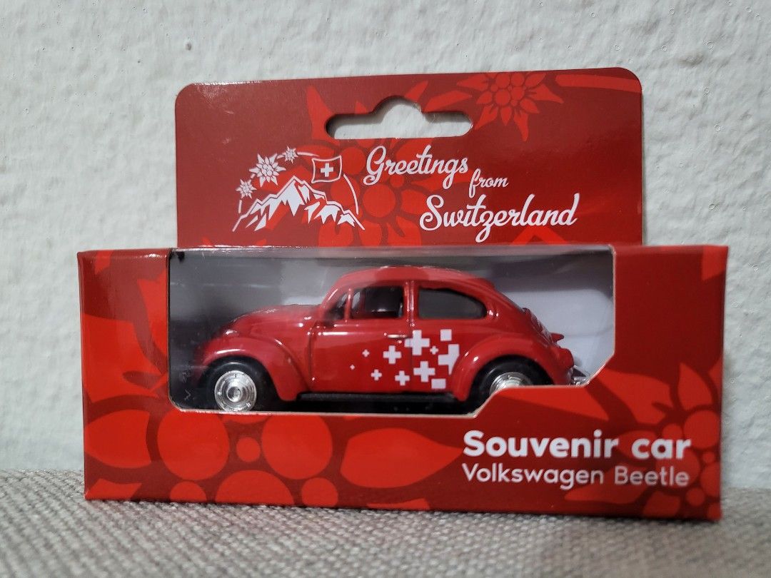 1:64 Switzerland special Volkswagen Beetle Official Diecast Toy Car ...
