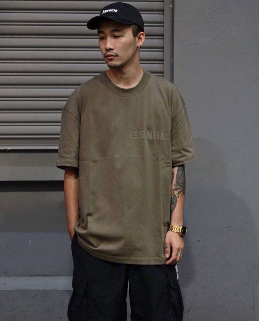 [1 Day Promo] Fog Essentials Wood Tee, Men's Fashion, Tops & Sets ...