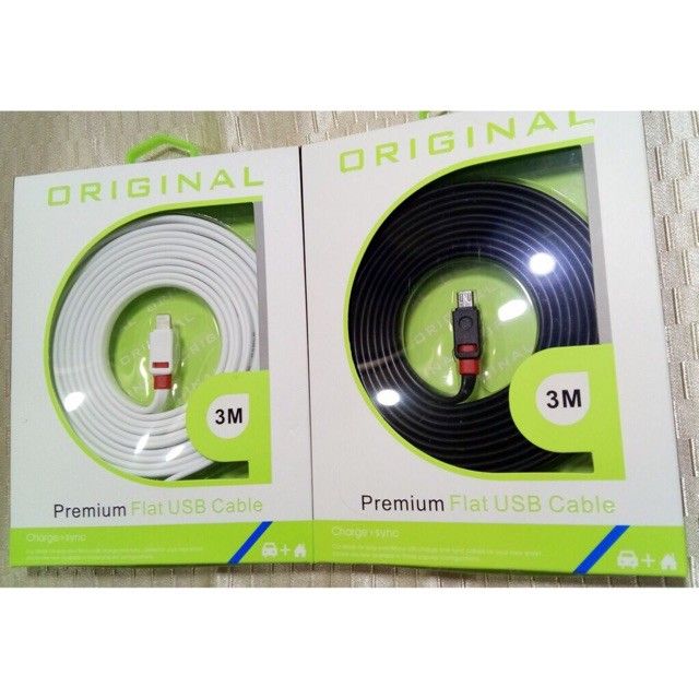 3 meters charging cable, Mobile Phones & Gadgets, Mobile & Gadget ...