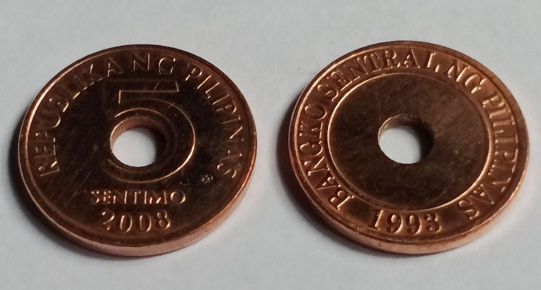 5 Sentimo BSP Coins, Hobbies & Toys, Memorabilia & Collectibles ...