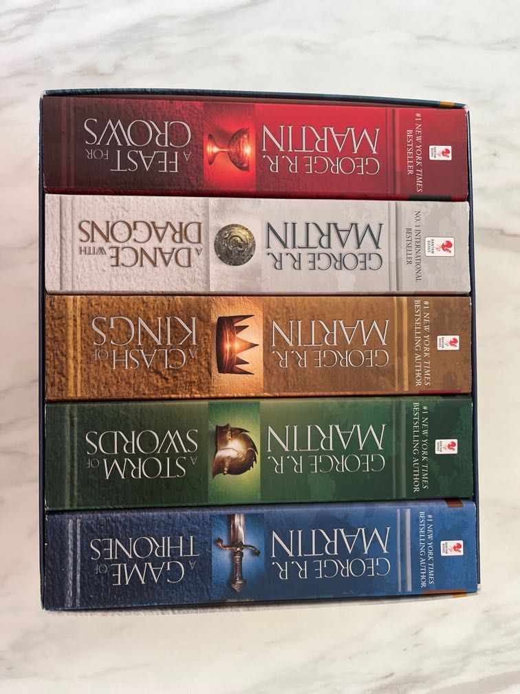 A Game of Thrones 5-Book Boxed Set (Song of Ice and Fire Series), 興趣及遊戲 ...