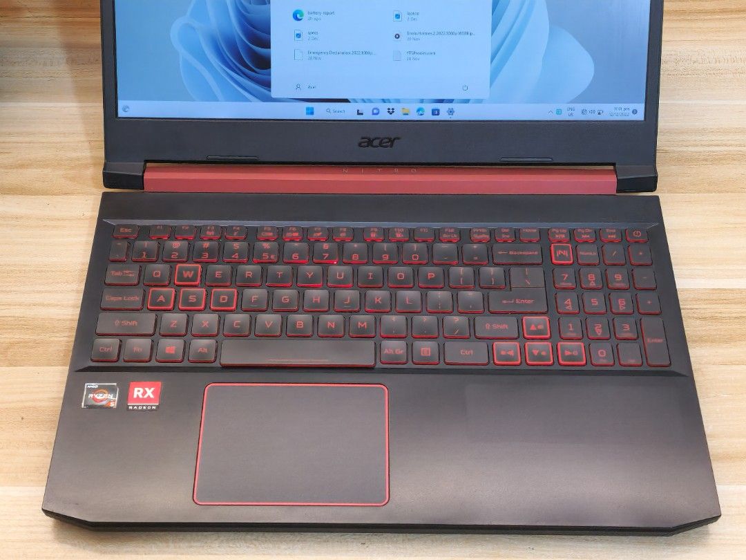 Acer Nitro 5 An515-43 Ryzen 5 3550H 16GB RAM 256GB SSD 1TB HDD AMD ...