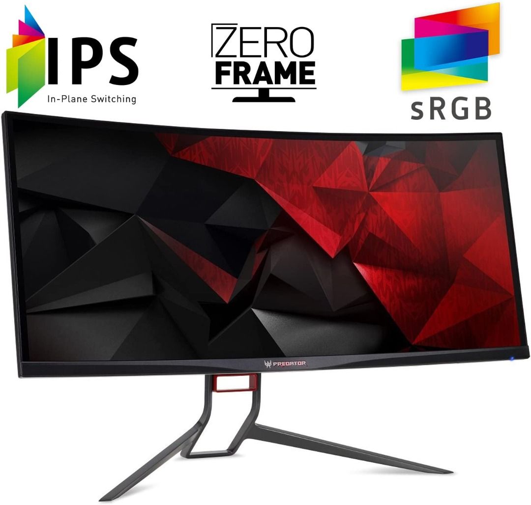 Acer Predator Gaming X34 Curved 34" UltraWide QHD Monitor with NVIDIA G ...