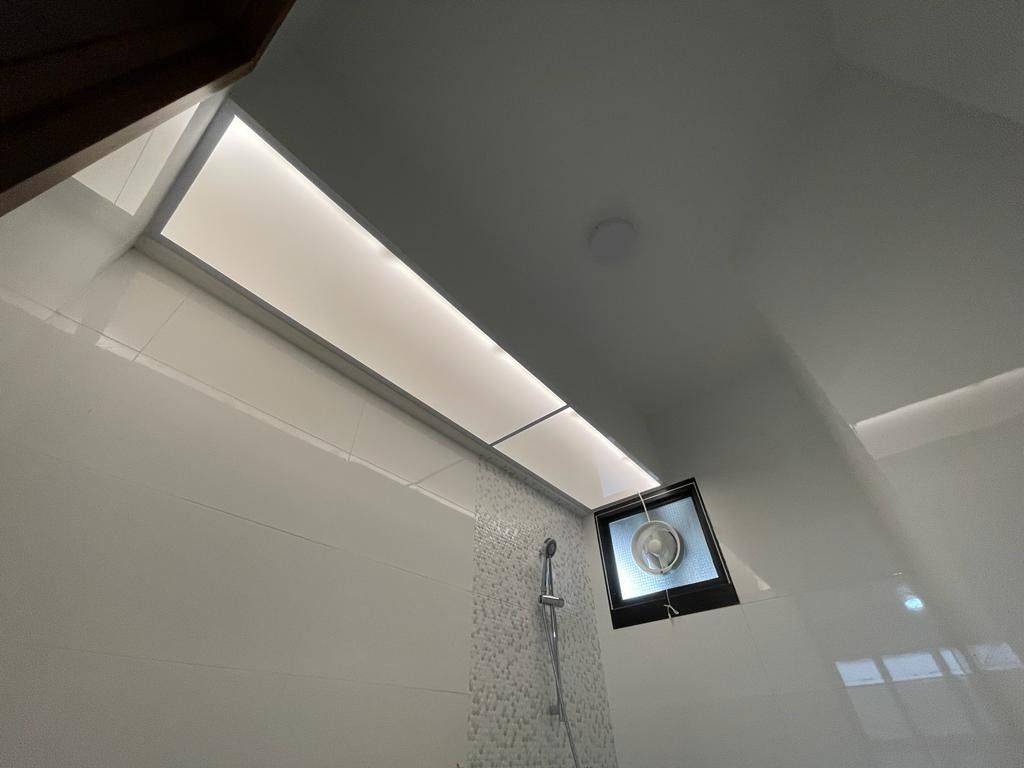 Acrylic sheet BTO toilet bathroom pipe acrylic panel box up cover and ...