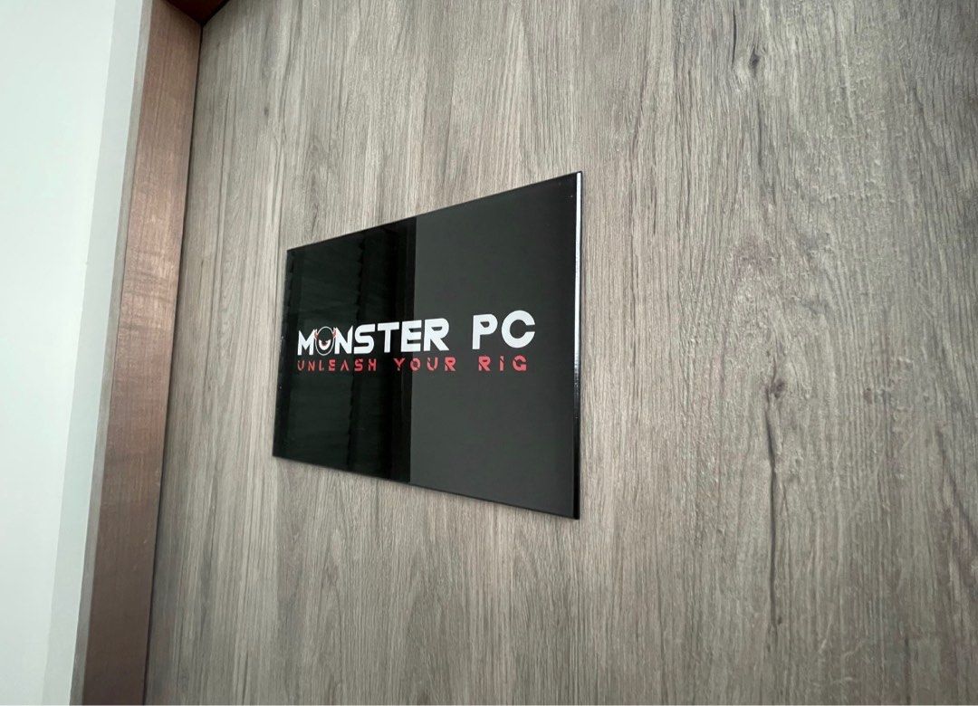 Acrylic Signage Signboard Custom Made Office In Singapore For Business ...