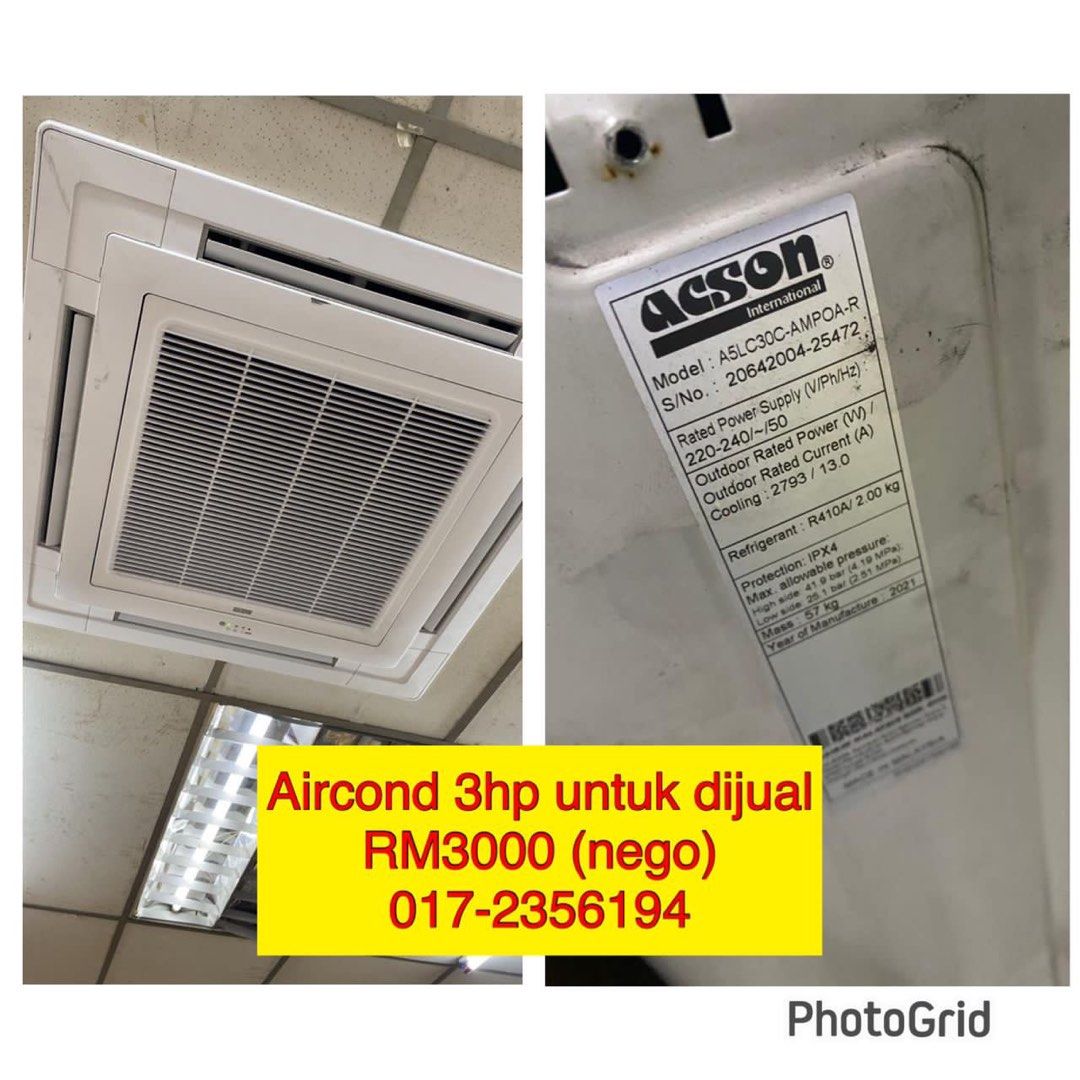 Aircond 3hp Acson, Services, Home Services, Aircon Services on Carousell