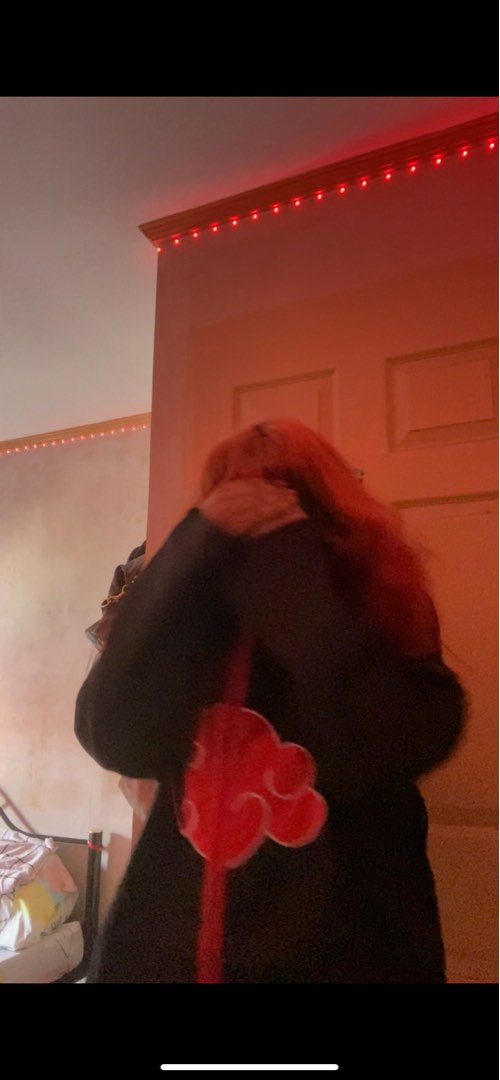 AKATSUKI COSPLAY COSTUME NARUTO ITACHI UCHIHA, Women's Fashion, Dresses ...