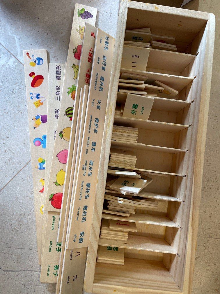 Alphabet and numbers knowledge classification box, Babies & Kids ...