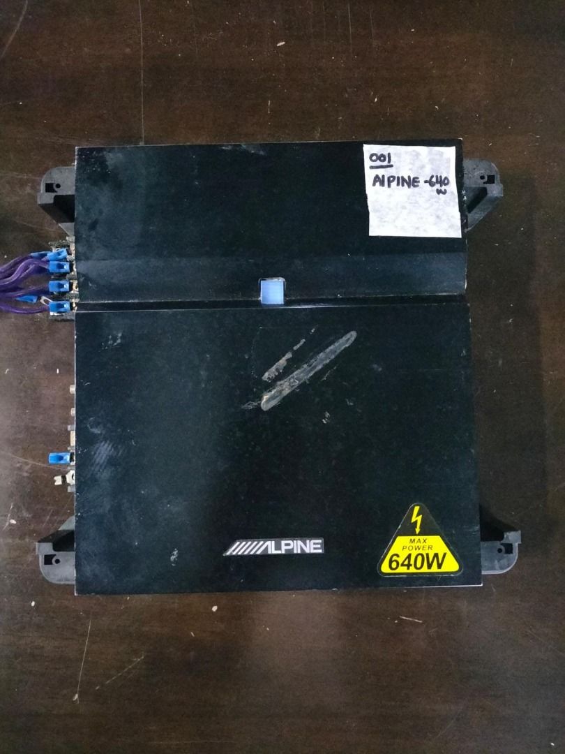 Alpine Amplifier, Audio, Soundbars, Speakers & Amplifiers on Carousell