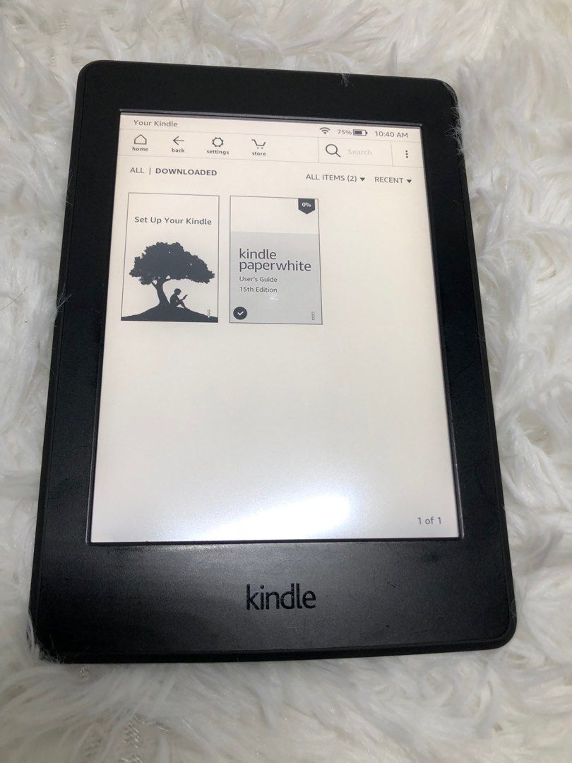 Amazon Kindle PaperWhite DP75SDI 6" WiFi E-Reader Touch Screen Tablet, Black, Computers & Tech ...