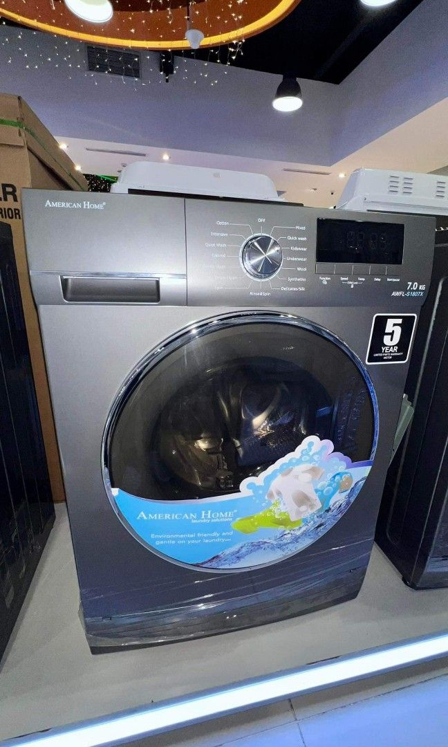 AMERICAN HOME FRONTLOAD FULLY AUTOMATIC WASHING MACHINE, TV & Home ...