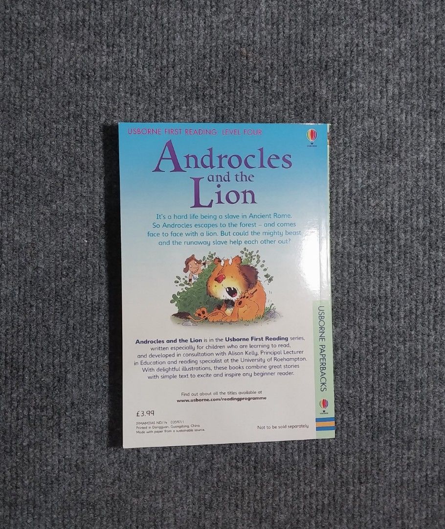 ANDROCLES AND THE LION Usborne, Hobbies & Toys, Books & Magazines ...