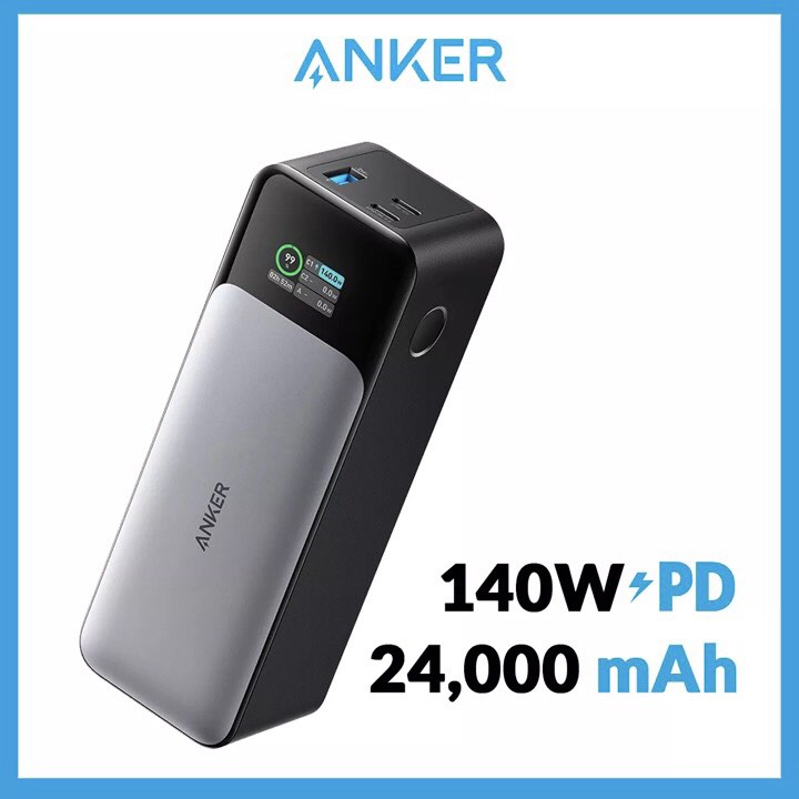 Anker 737 PowerCore 24,000mAh Power Bank 140W PD Smart Digital Display ...