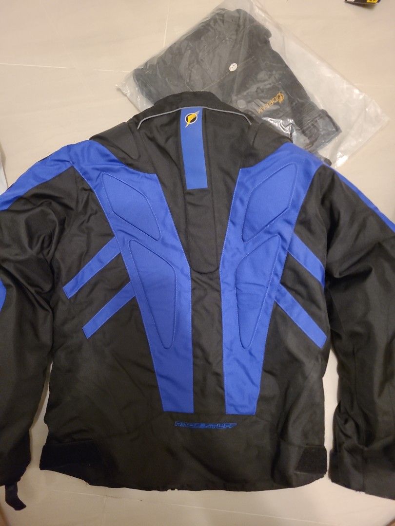 Armoured padding riding jacket, Motorcycles, Motorcycle Apparel on ...