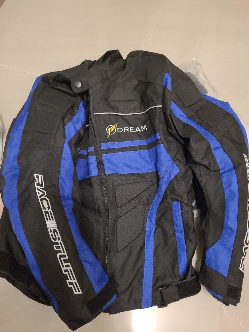 Armoured padding riding jacket, Motorcycles, Motorcycle Apparel on ...