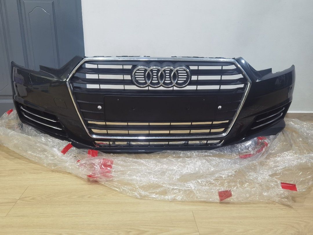 Audi A4 B9 Front Bumper with Chrome Grille, Car Accessories ...