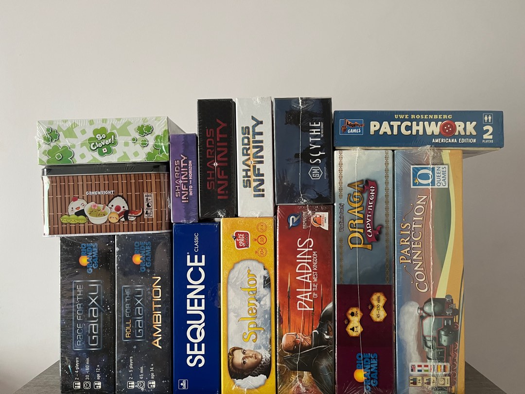 (authentic) board games - Paladins / Paris Connection / Patchwork ...