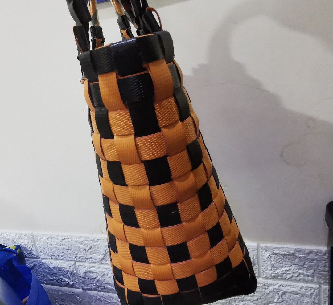 Bag Anyaman Handmade, Women's Fashion, Bags & Wallets, Clutches on ...