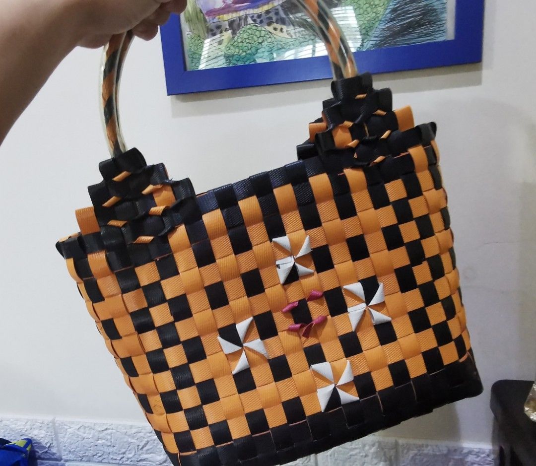 Bag Anyaman Handmade, Women's Fashion, Bags & Wallets, Clutches on ...