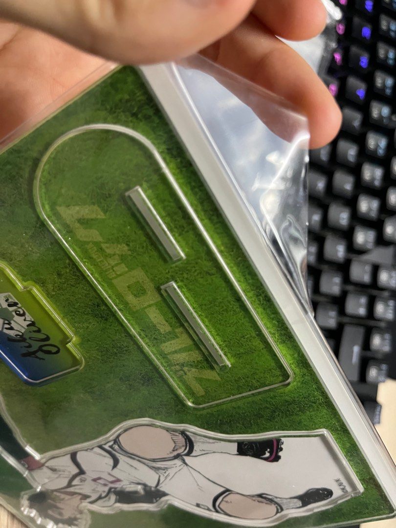 blue lock oliver aiku , stand , badges and shikishi bundle, Hobbies ...