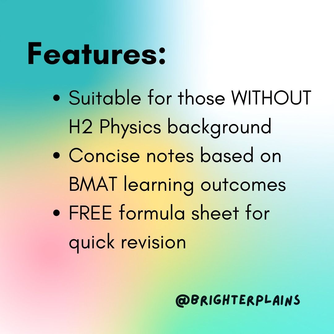 BMAT Physics Summary Notes, Hobbies & Toys, Books & Magazines ...